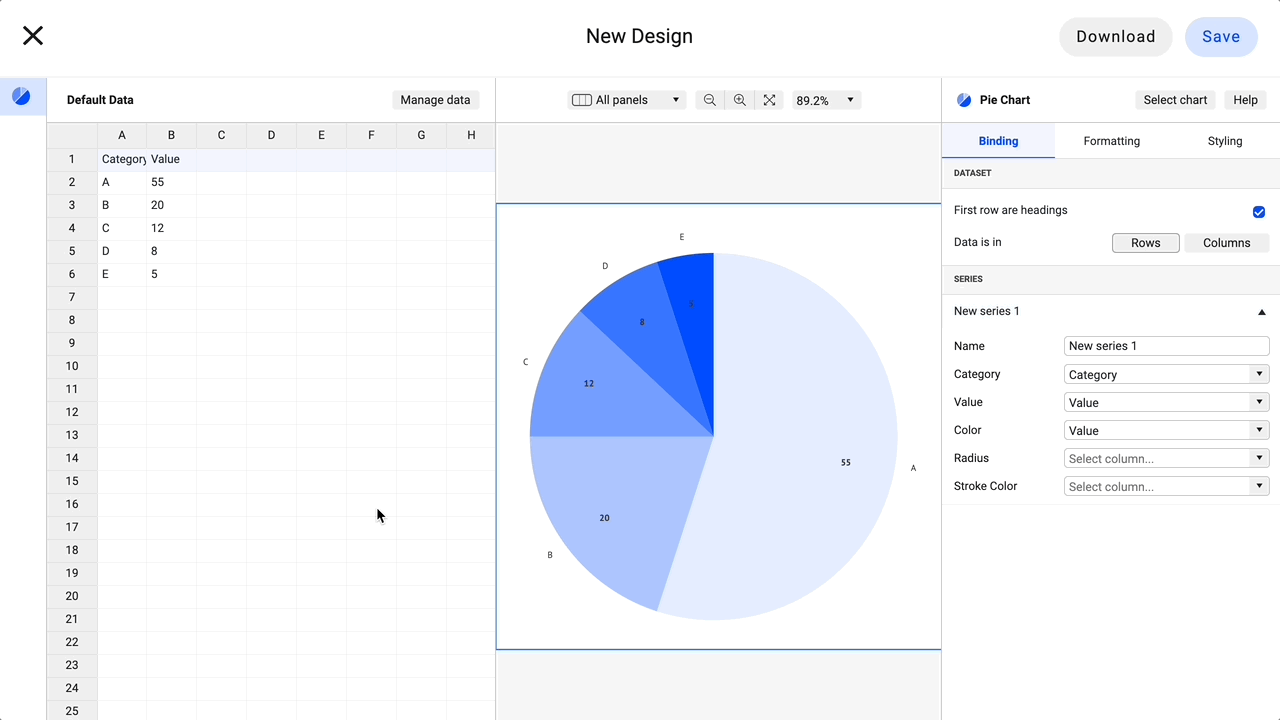 Free Pie Chart Maker - Create Your Own Pie Graphs Online | Datylon
